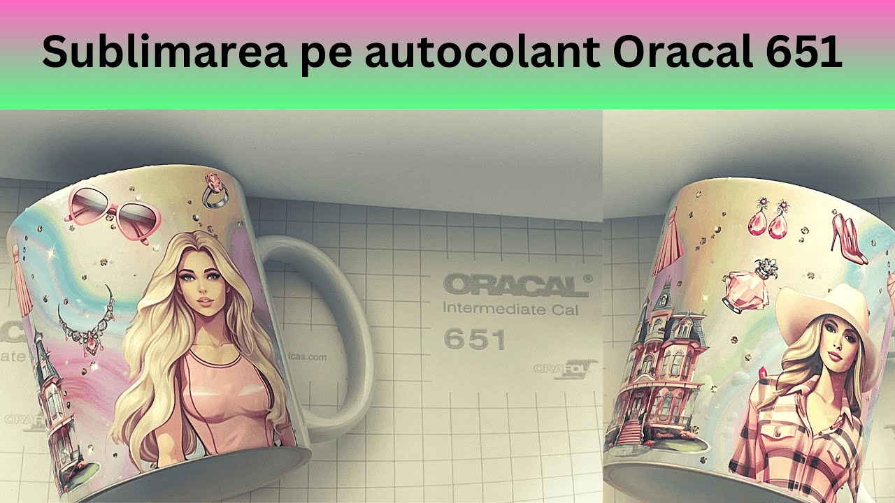 Testez sublimarea pe autocolant Oracal 651 - YouTube