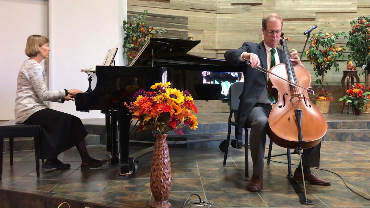 Rachmaninoff Vocalise Cello solo Ron Benfield & Lisa Thorman - YouTube