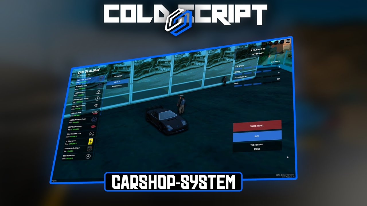[Mta Sa Maroc] CarShop-System Like FiveM | [#4] In Mta Sa - YouTube