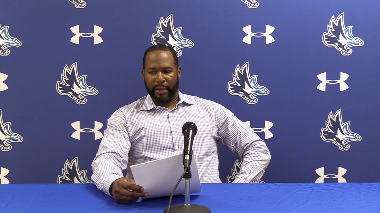 Men's Basketball Postgame Press Conference: Edward Waters - YouTube