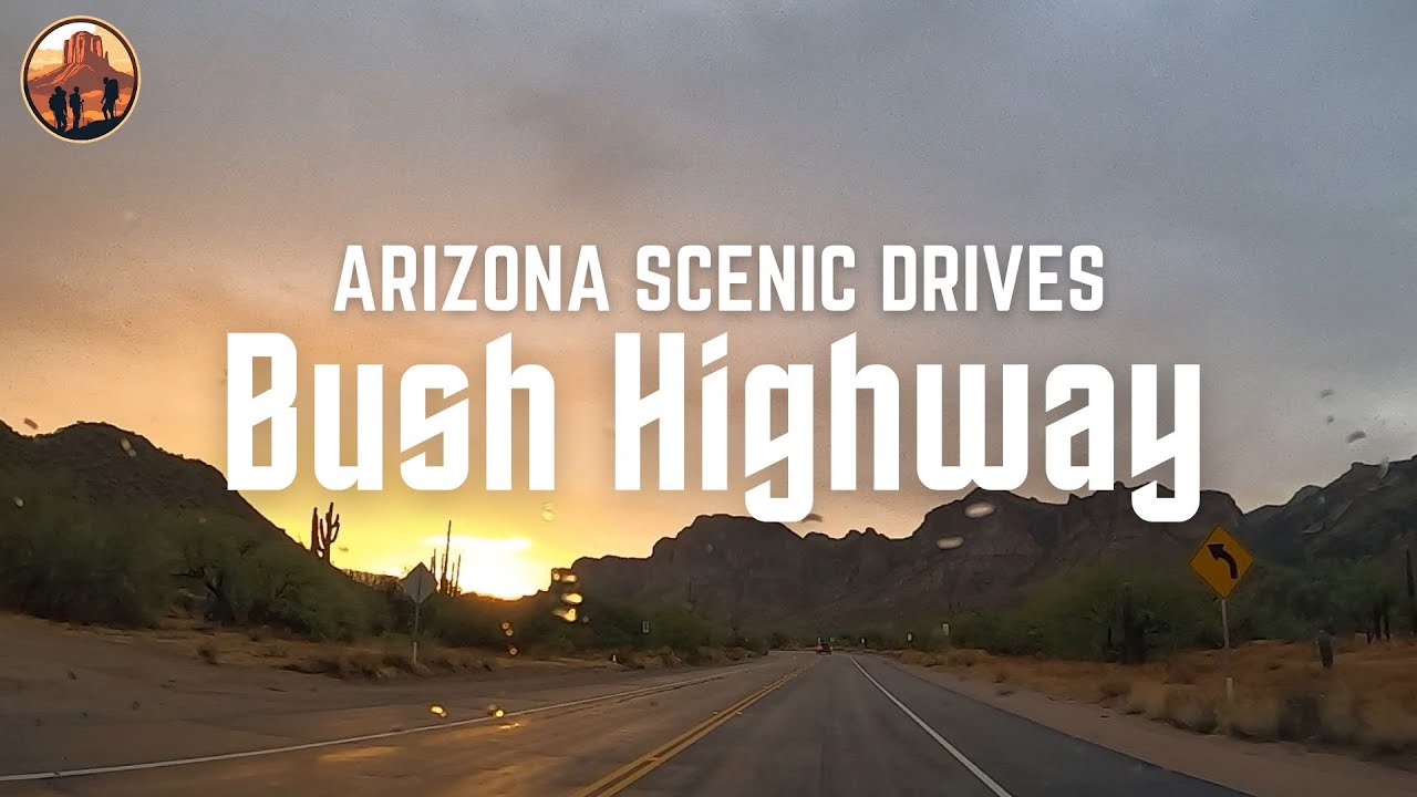 Arizona Scenic Drives: Bush Highway - Mesa to Saguaro Lake - YouTube