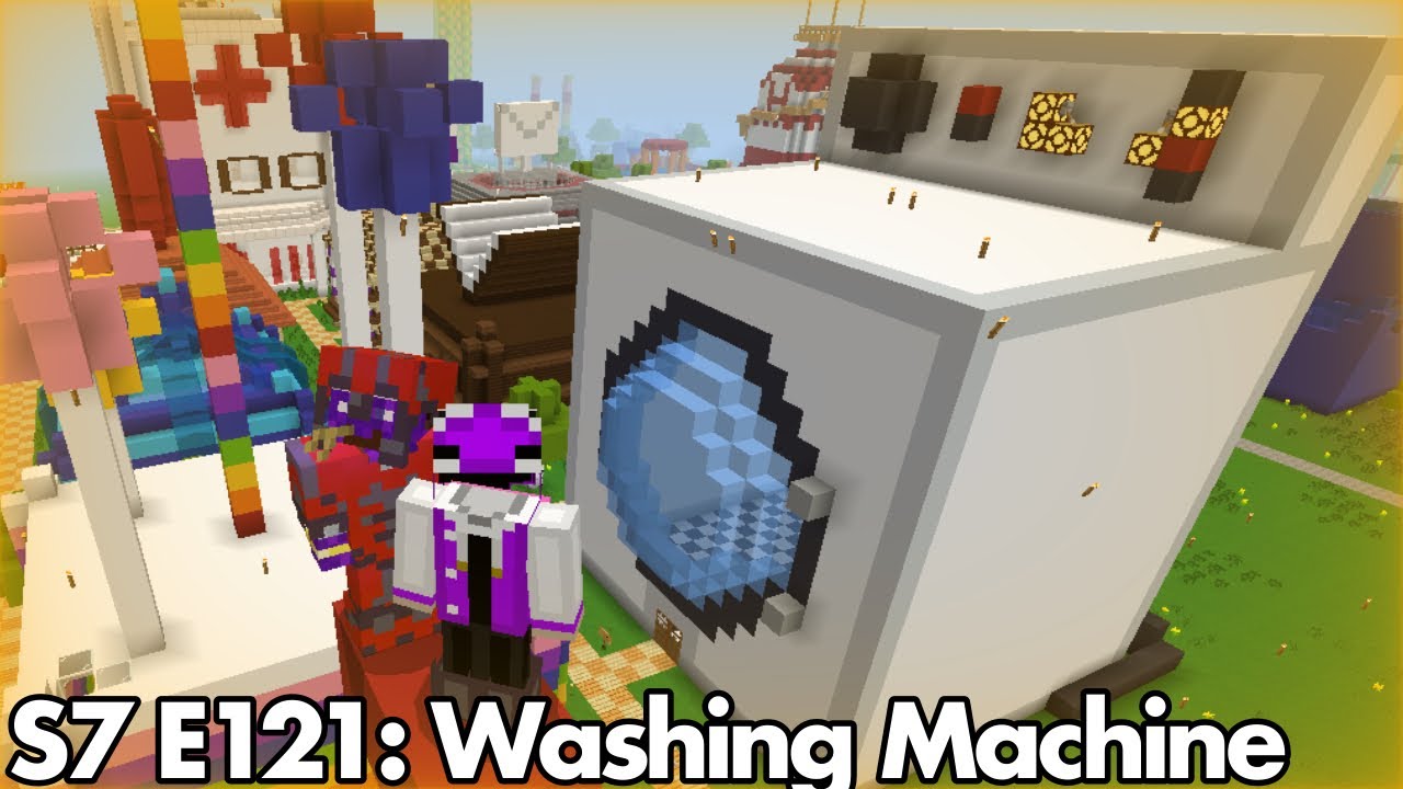 Minecraft - Washing Machine [121] - YouTube