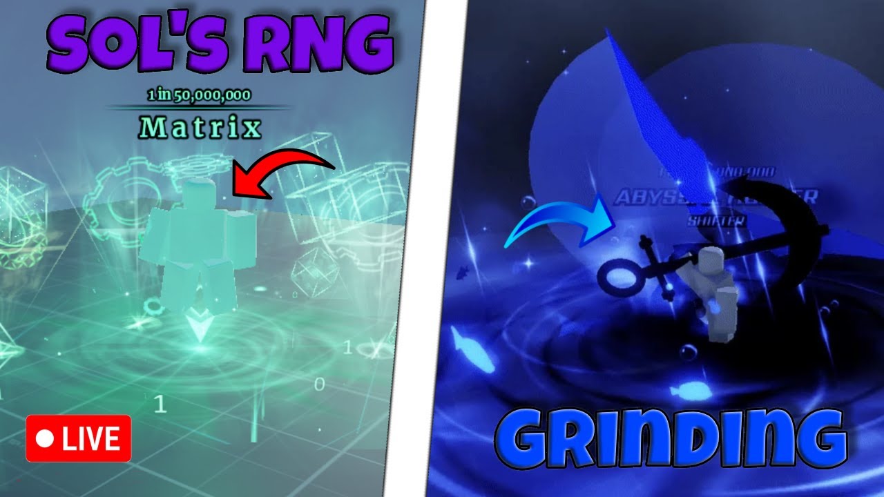 🔴LIVE🔴Sol's RNG AFK Grinding! (Roblox) - YouTube