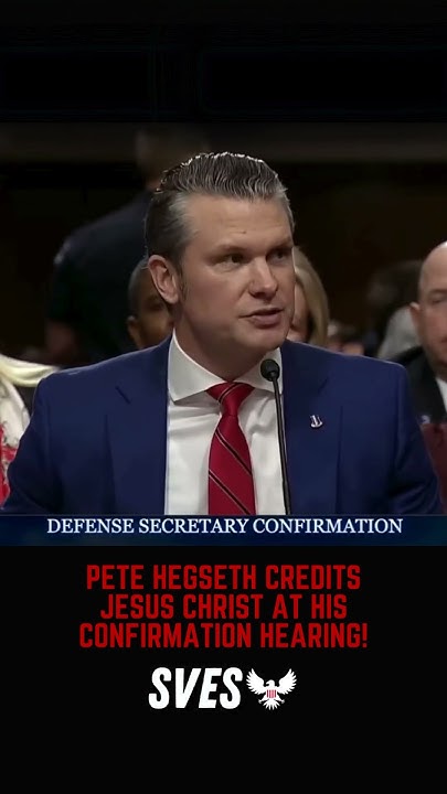 Pete Hegseth "GLORY TO GOD!" #TRUMP 🇺🇸 - YouTube