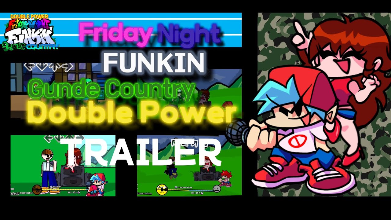 Friday Night Funkin' Gunde Country Double Power TRAILER | Gunde Country ...