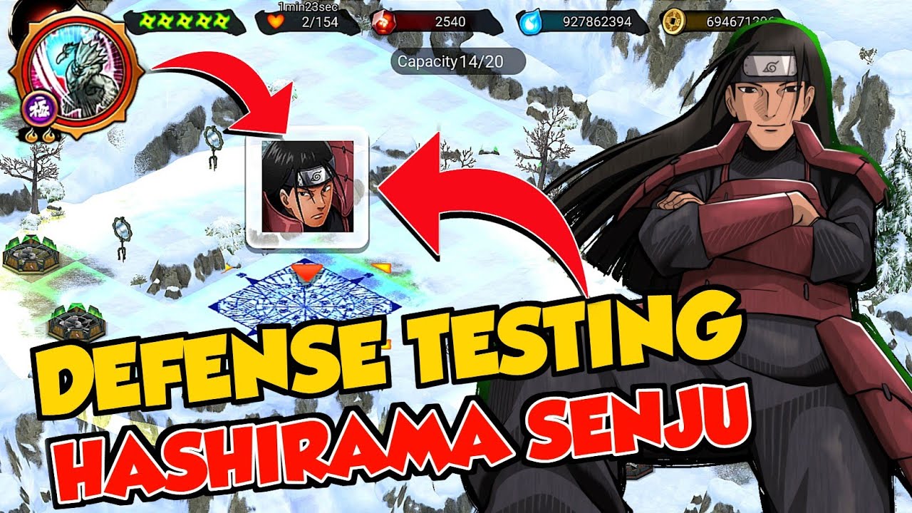 NxB NV: DEFENSE TESTING Hashirama Senju With New Kit Jutsu & Ex ...