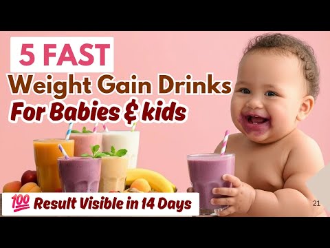 5 Natural Weight Gain Drinks for Babies, Kids & Moms | Creamy, Healthy & Sugar-Free Recipes