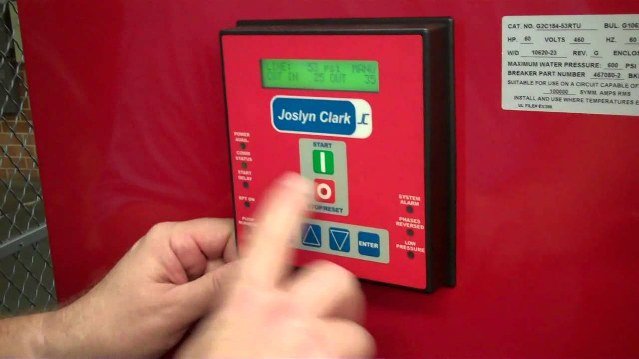 Fire Pump Control Motor Rotation Test - YouTube