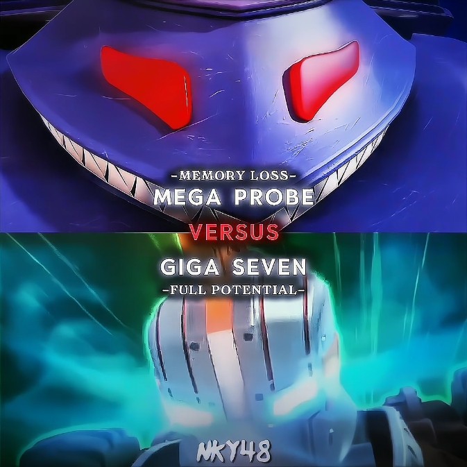 Mega Probe vs Giga 7 #edit #wis #vs #boboiboy #tobot #robot #adudu # ...