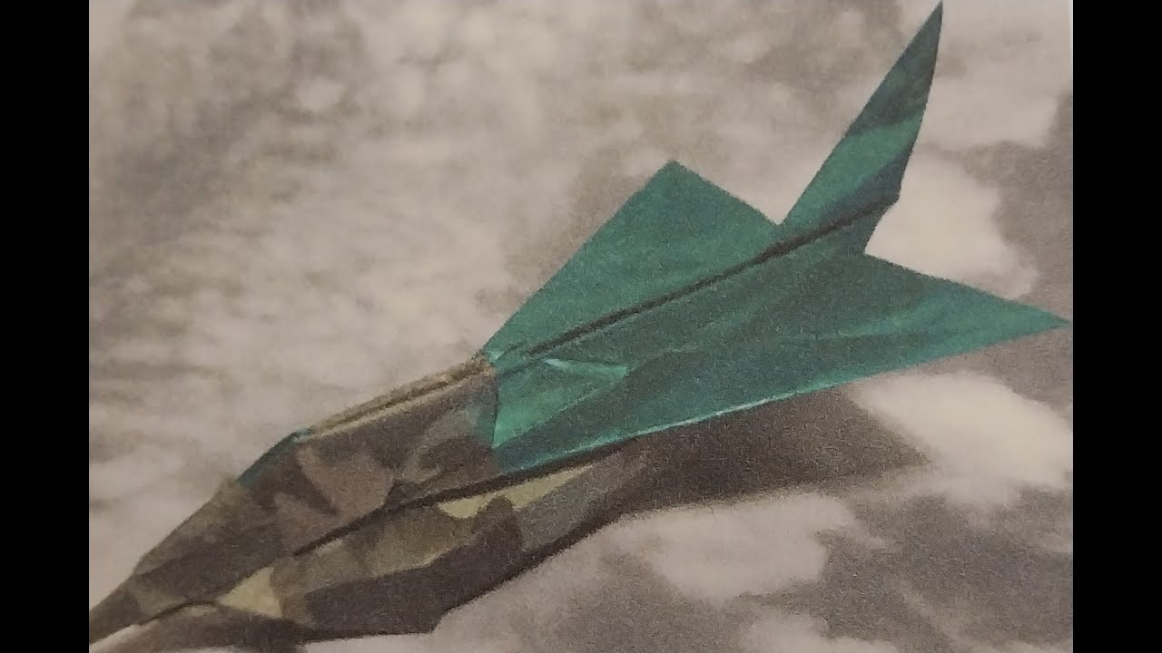 Origami fighter jet (Brimstone) by Jayson Merrill tutorial. - YouTube