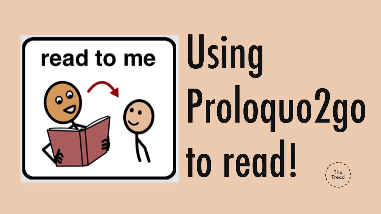 Using Proloquo2go to read. - YouTube