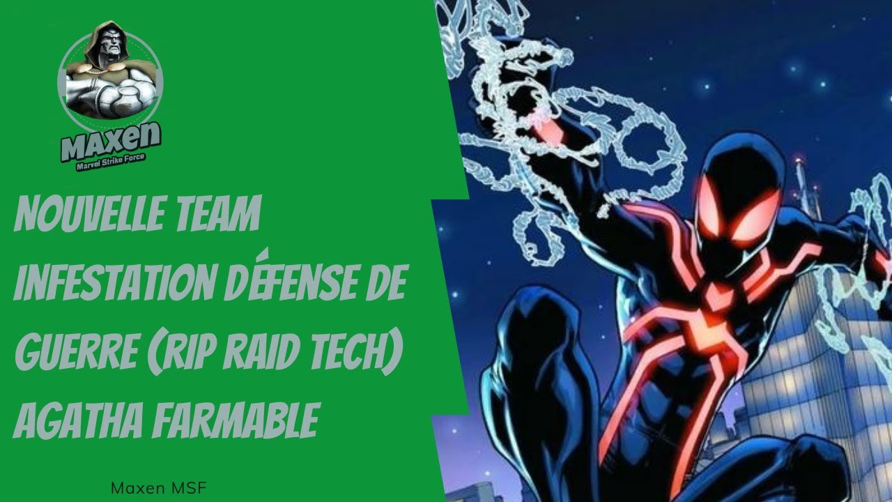 Nouvelle team Infestation défense de guerre (rip raid tech), Agatha ...