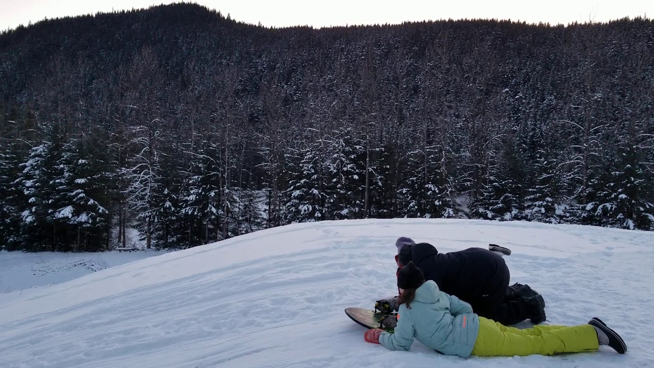 Eagle Beach sledding - YouTube
