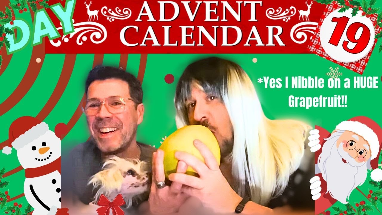DAY #19 Jorge & I Open ADVENT CALENDARS. Plus, 10 Days of ERIC'S WIGS ...