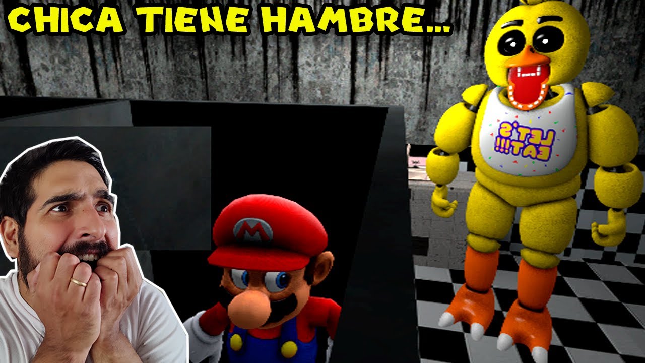 CHICA TIENE HAMBRE... Y MARIO ES LA CENA !! - Mario in Animatronic ...