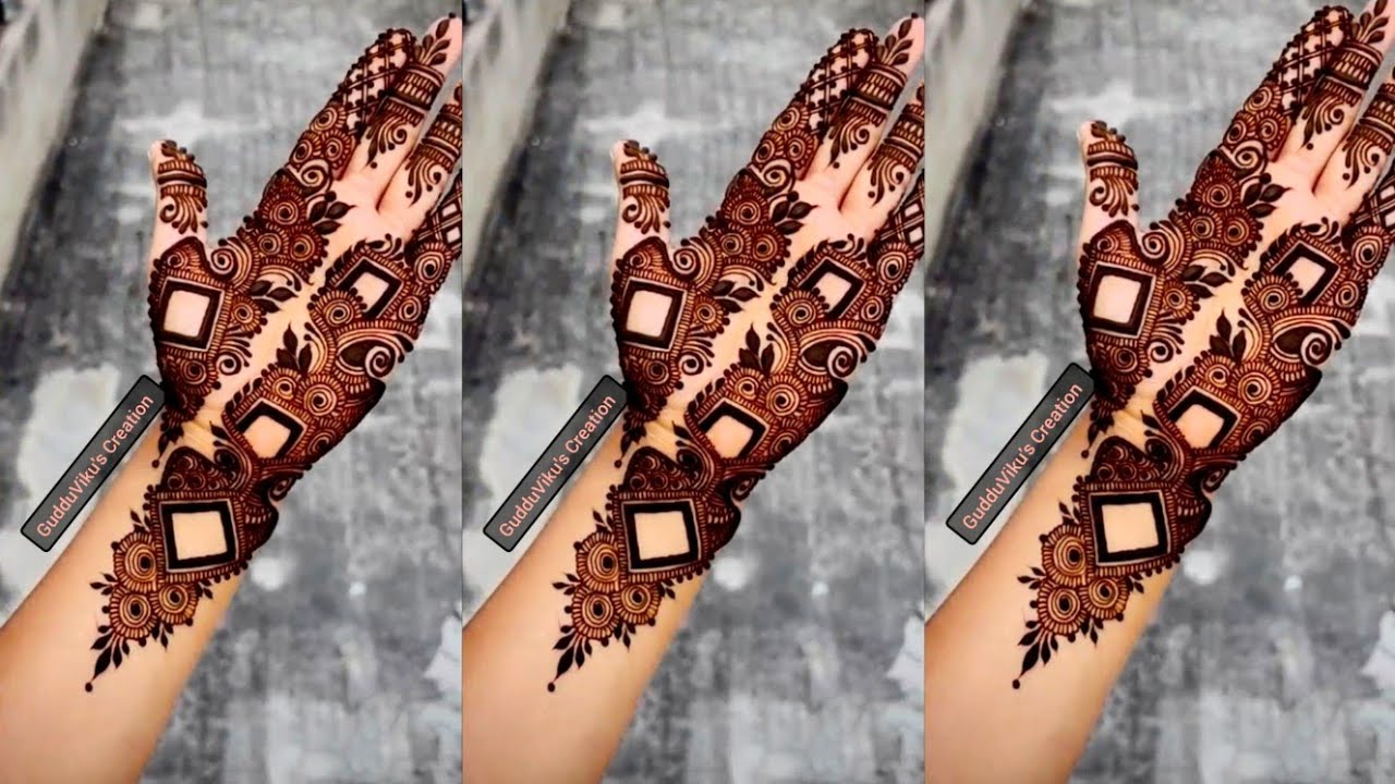 stylish mehndi designs | floral mehndi designs | gulf mehndi designs ...