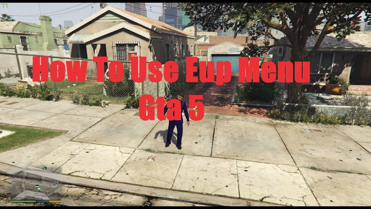 How to use eup menu GTA5 - YouTube