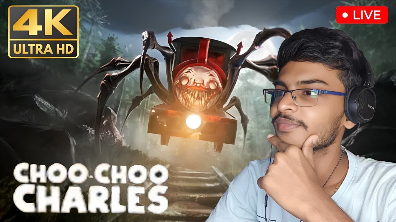 Choo Choo Charles Monster Train#shortslive #horrorgaming - YouTube
