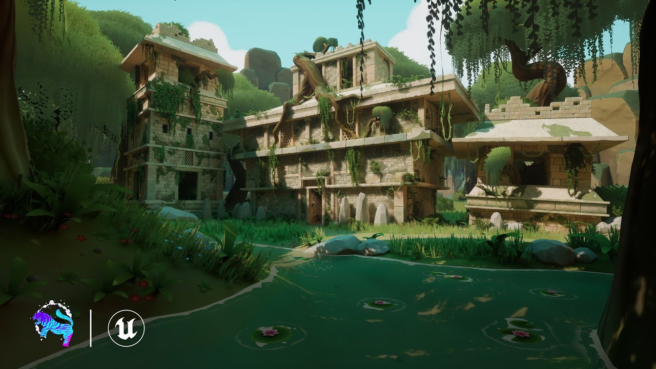 Stylized Ancient Ruins Environment | Unreal Engine | Game-Ready Assets ...