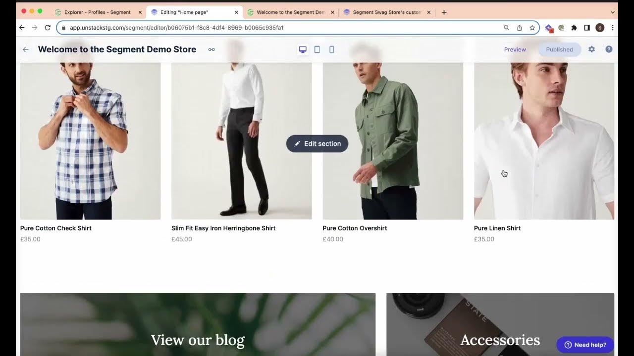 Elastic Path + Twilio Segment Demo - YouTube