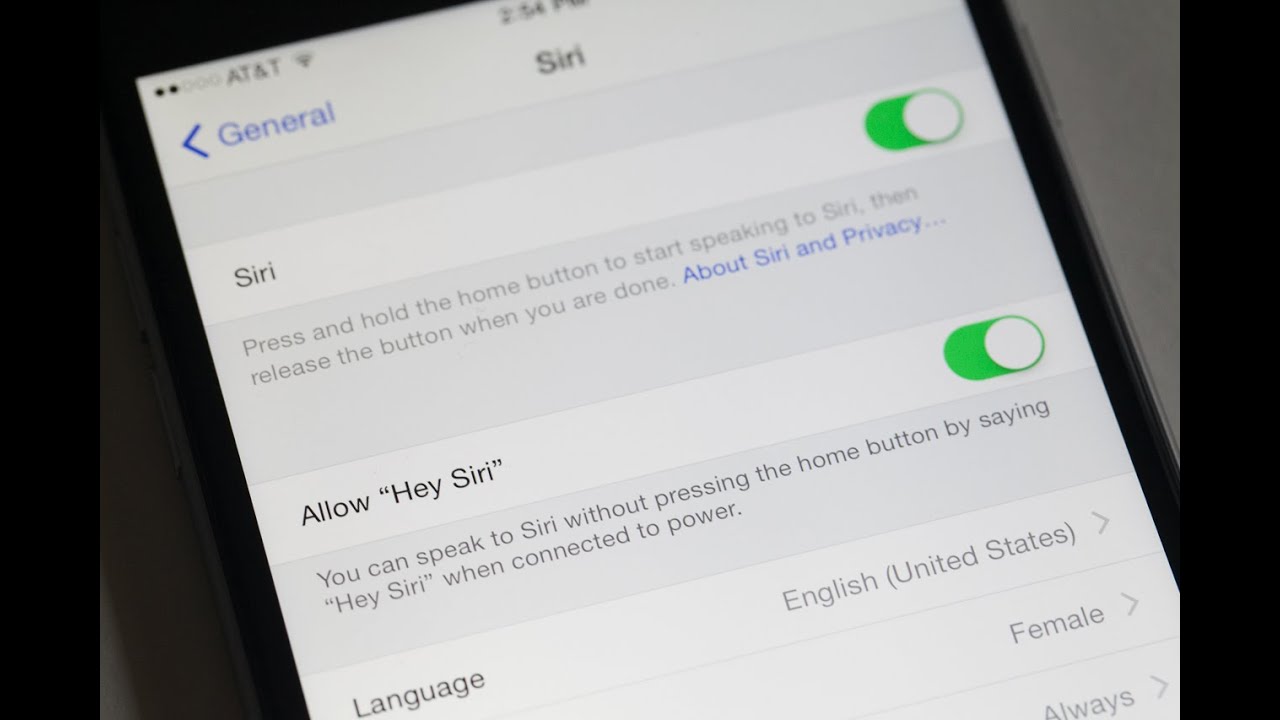 iPhone 6 / 6 Plus TIPS & TRICKS: How To Setup Hands Free Siri in iOS 8 ...