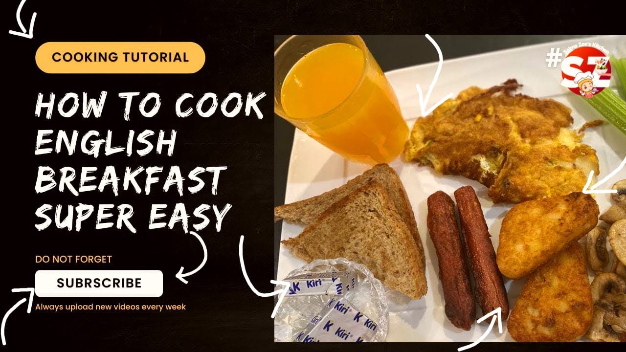 English breakfast with Cheese 🧀 Omelette 🤩😋Recipe by Saima Zee’s ...