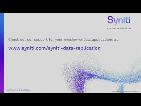 Syniti Data Replication: Change Data Capture from Oracle to Kafka Streams - YouTube