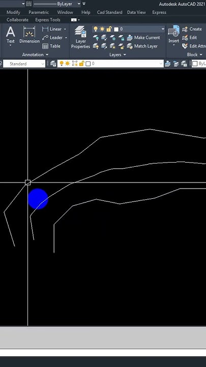 Tạo đường tim từ 2 mép create center line from 2 pline #autocad #lisp #viral #trending#lisp ...
