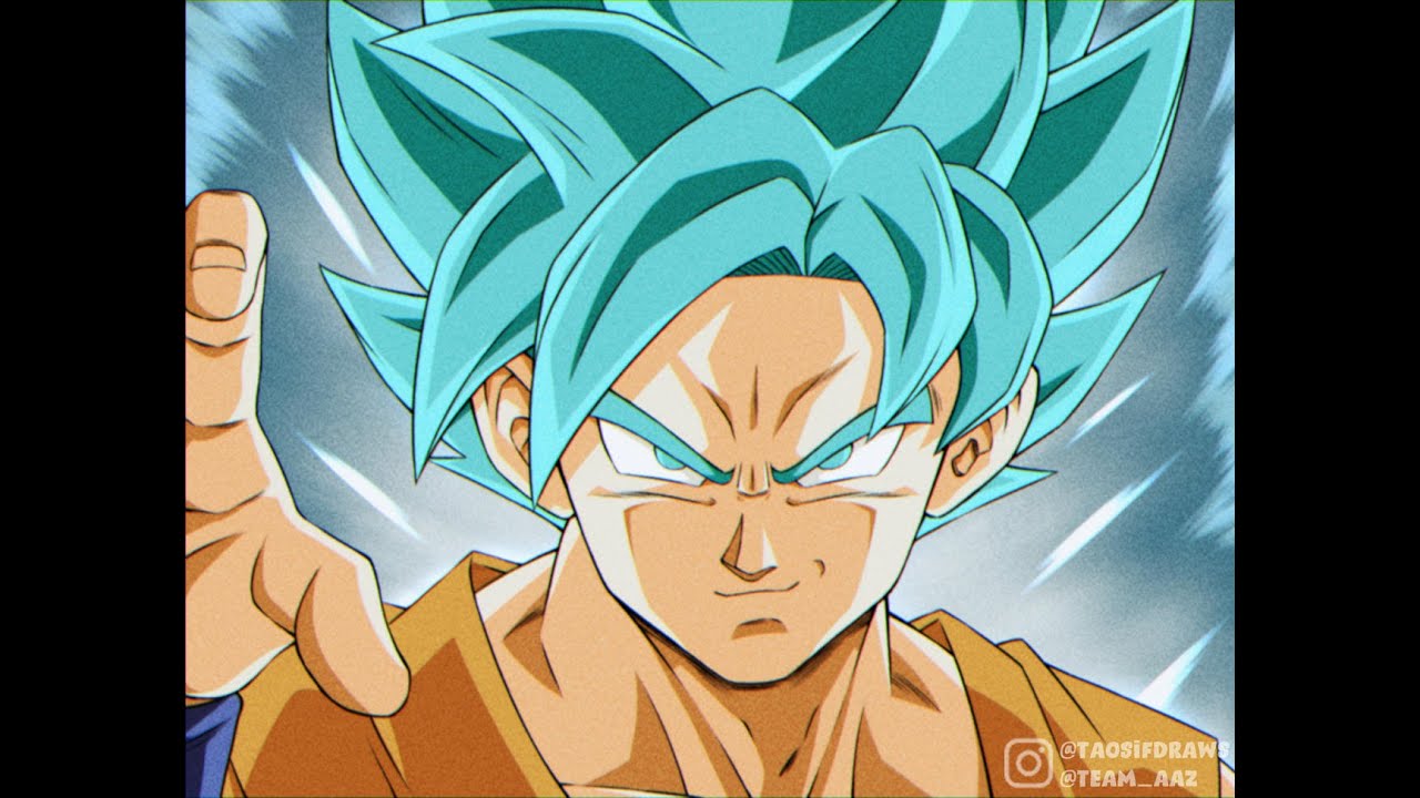 Super Saiyan Blue Goku (90's Colors Version + Bruce Faulconer Music ...
