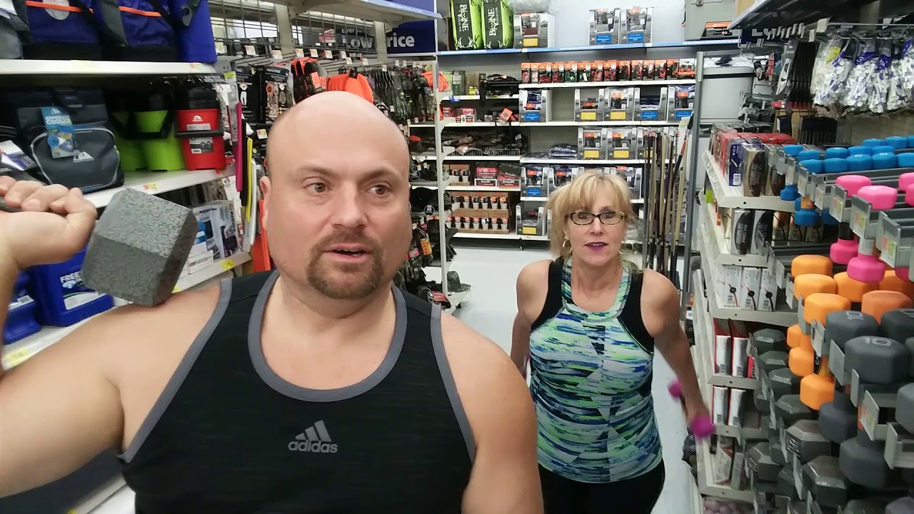 Wal-Mart workout challenge - YouTube