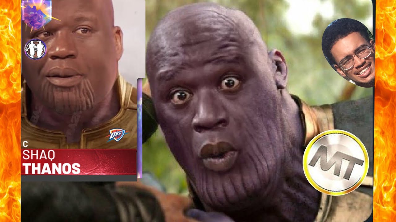 SHAQ IS THANOS!!! NBA 2k19 MyTeam Gameplay - YouTube