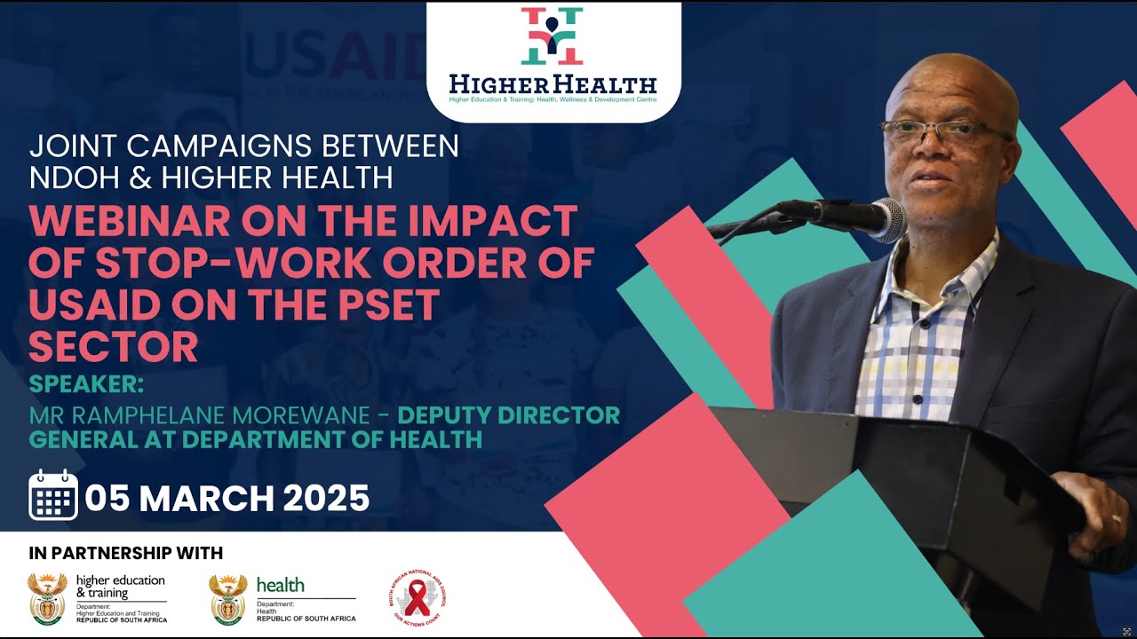 Mr Ramphelane Morewane- Joint Campaigns Between NDoH & Higher health ...