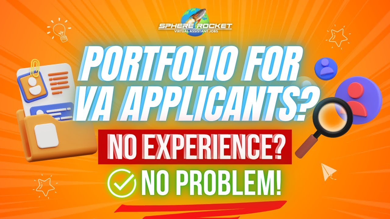 PORTFOLIO FOR VA APPLICANTS? NO EXPERIENCE? NO PROBLEM! - YouTube