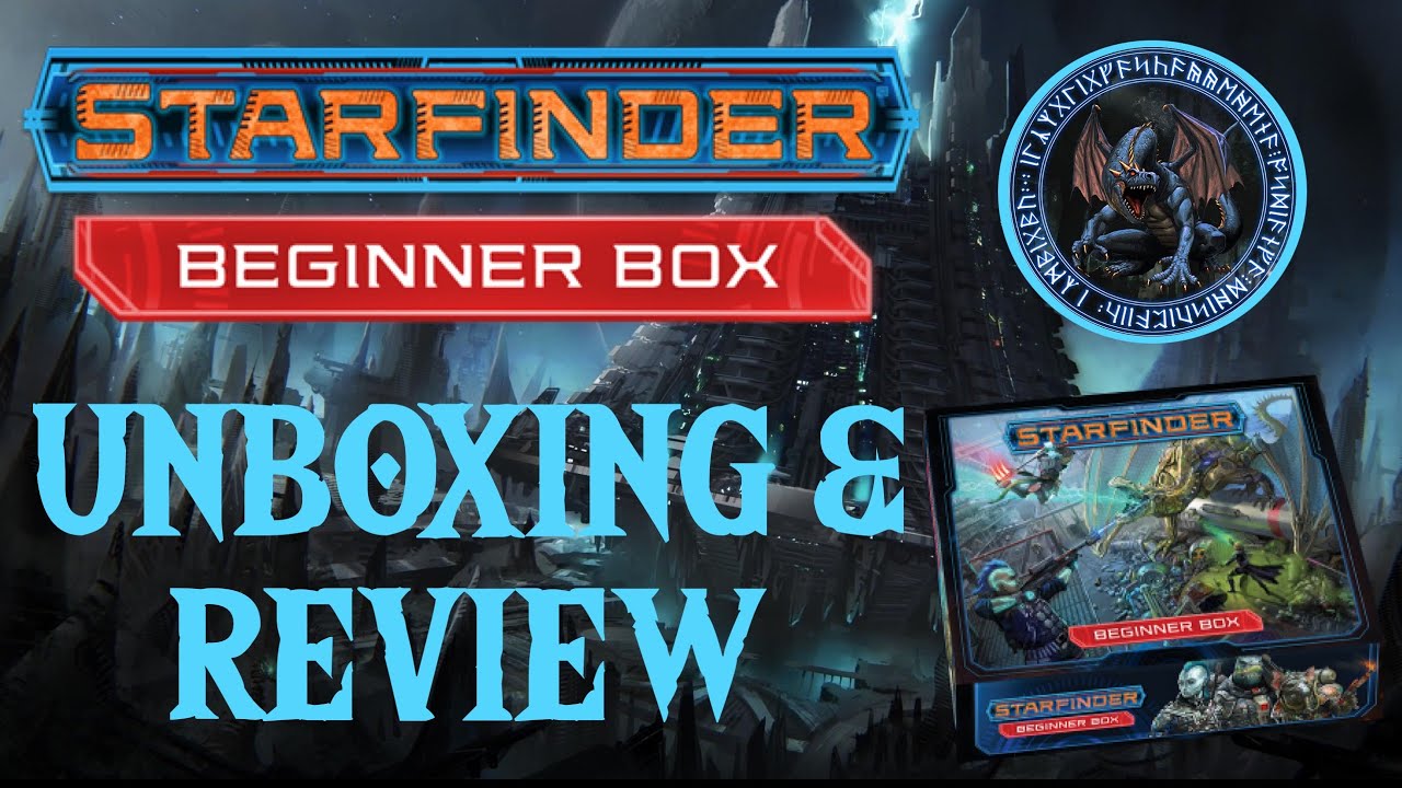Paizo's Starfinder Beginner Box Unboxing & Review | Blue Dragon RPG ...