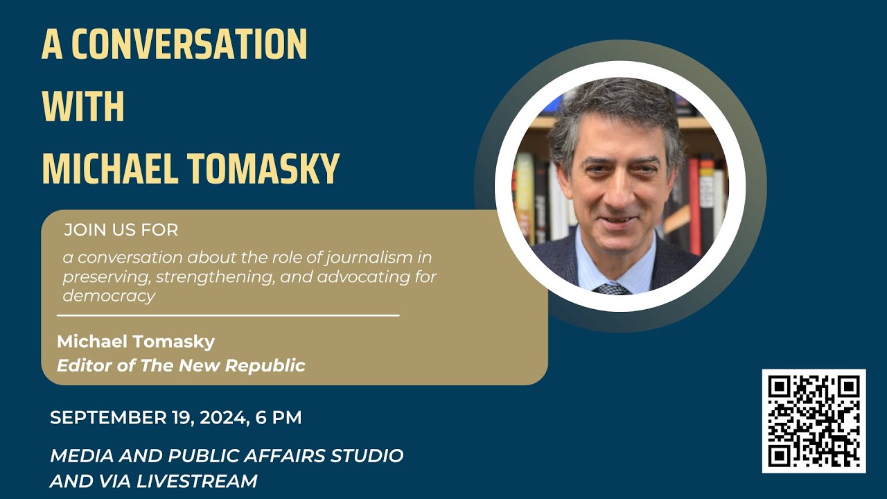 A Conversation with Michael Tomasky - YouTube
