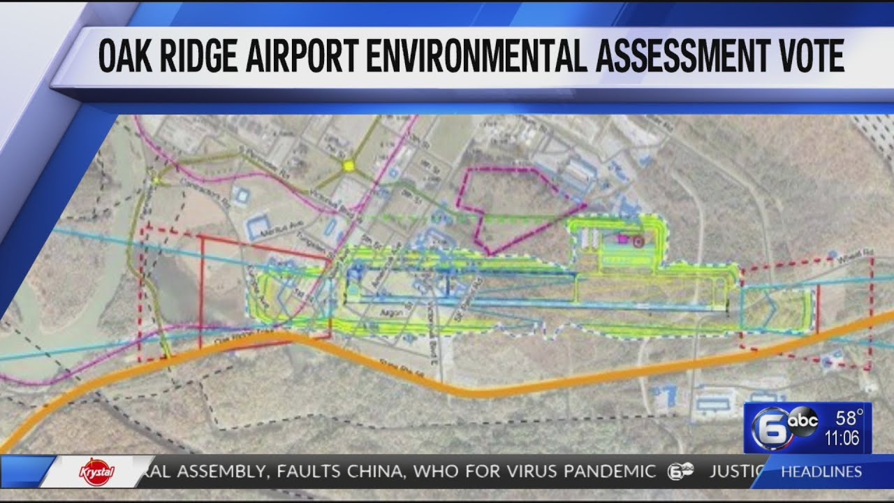 Oak Ridge airport environment assessment vote - YouTube