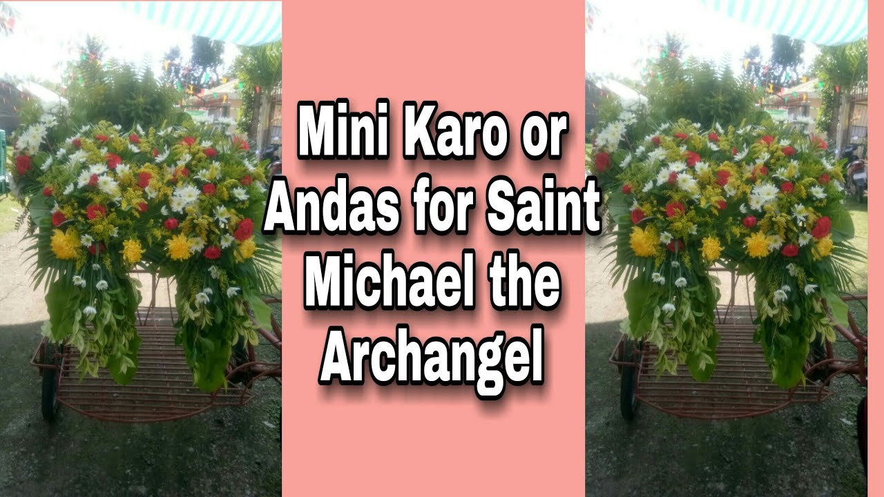Mini karo or Andas for Saint Michael the Archangel/ Karo for Procession ...