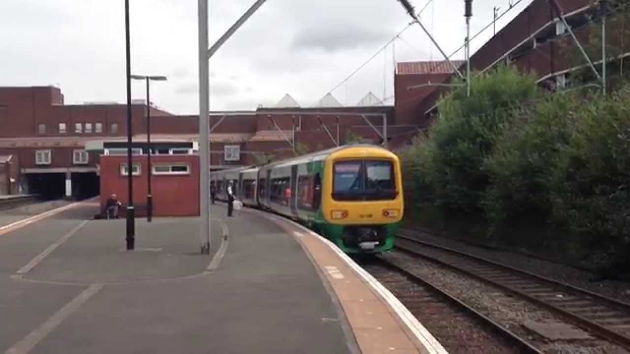 Walsall railway station - London Midland - 323208 - YouTube
