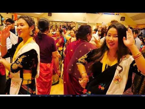 Surkhet Bulbul Taal - Nepali Party Dance | UK Magar Sangh London - YouTube