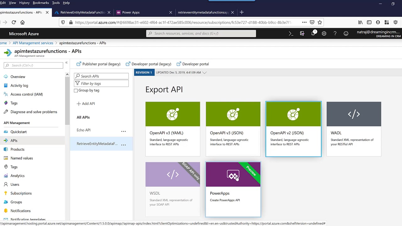 Using Custom Connectors To Call Azure Functions Youtube