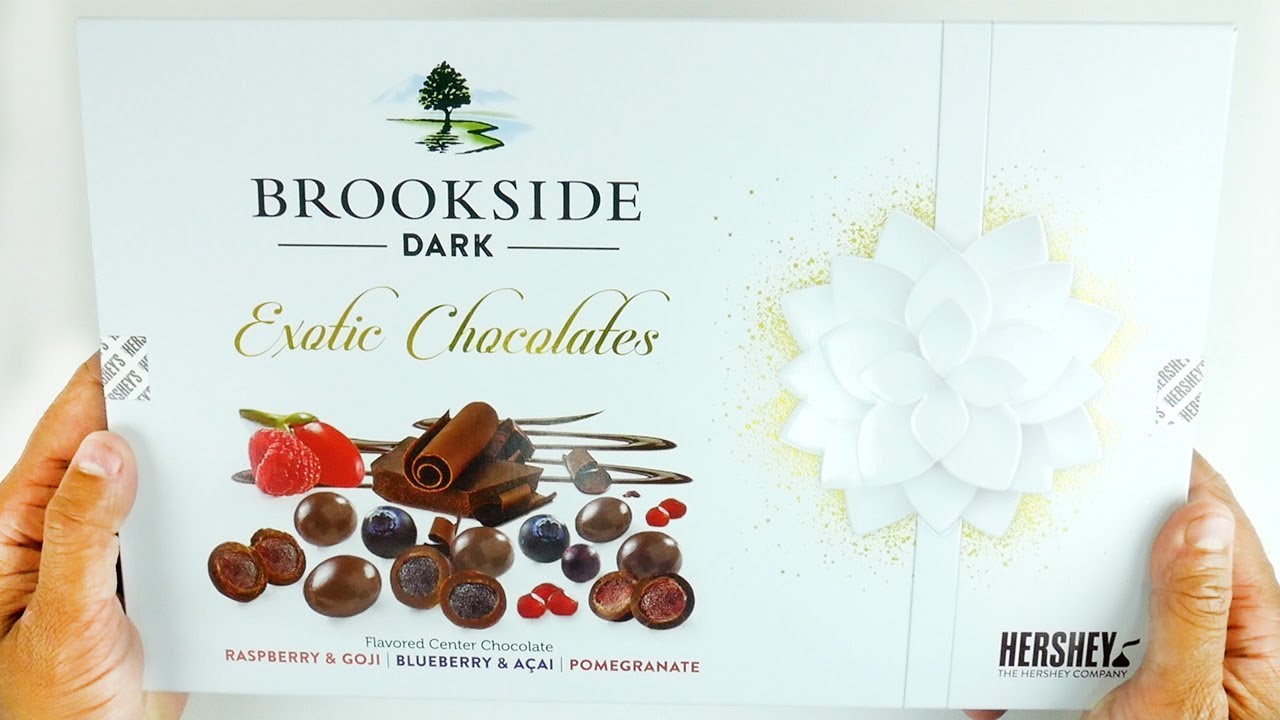 BrookSide Dark Exotic Chocolates Unboxing - YouTube