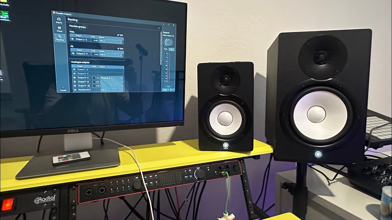 How to Connect 2 Pairs of Monitors to Focusrite 18i20 (4th Gen) (2025 ...