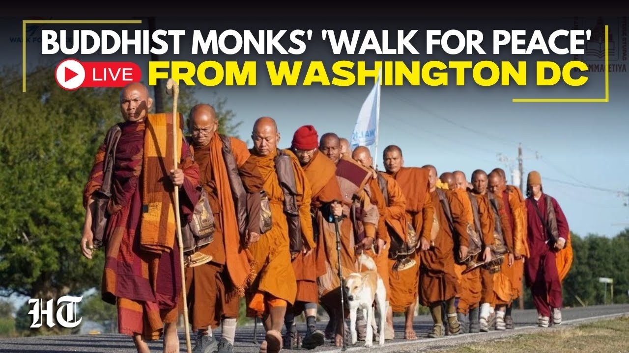 LIVE From Washington DC | Buddhist Monks Complete Their 2,300-mile ...