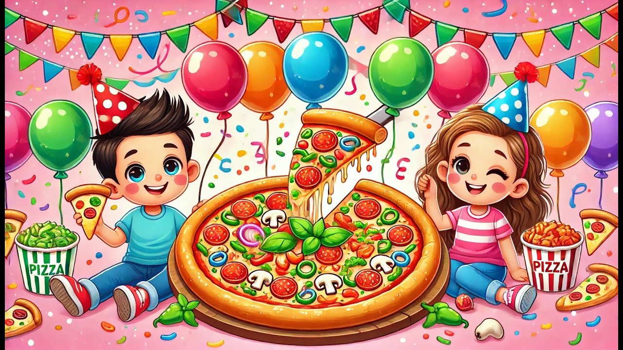Pizza Party Song| Nursery Rhymes and Kids Song | Education for kids ...