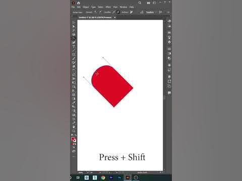 How to Create Heart Shape in illustrator - YouTube