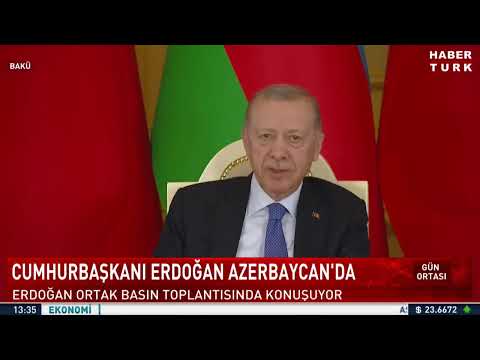 #CANLI - Cumhurbaşkanı Erdoğan Azerbaycan'da