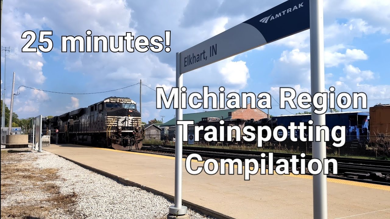 Michiana Region Trainspotting Compilation - YouTube