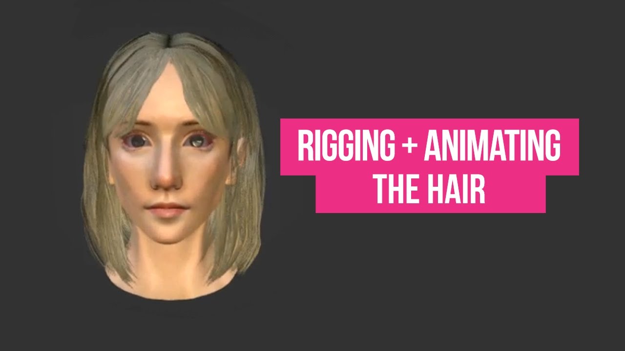 Sloppily Rigging the Hair and Adding Physics to It (Blender + Unity ...