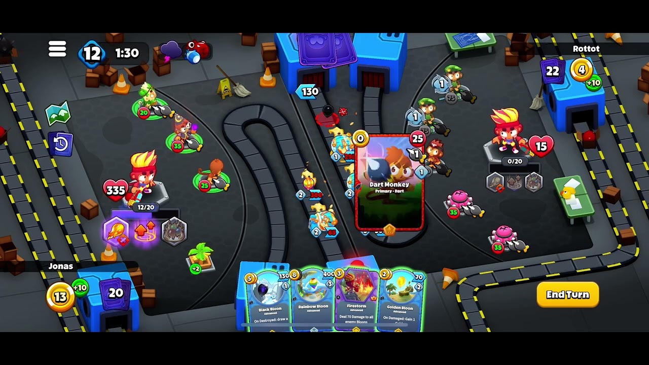 Bloons Card Storm - Sun Temple showcase - No cards left, longest game ...