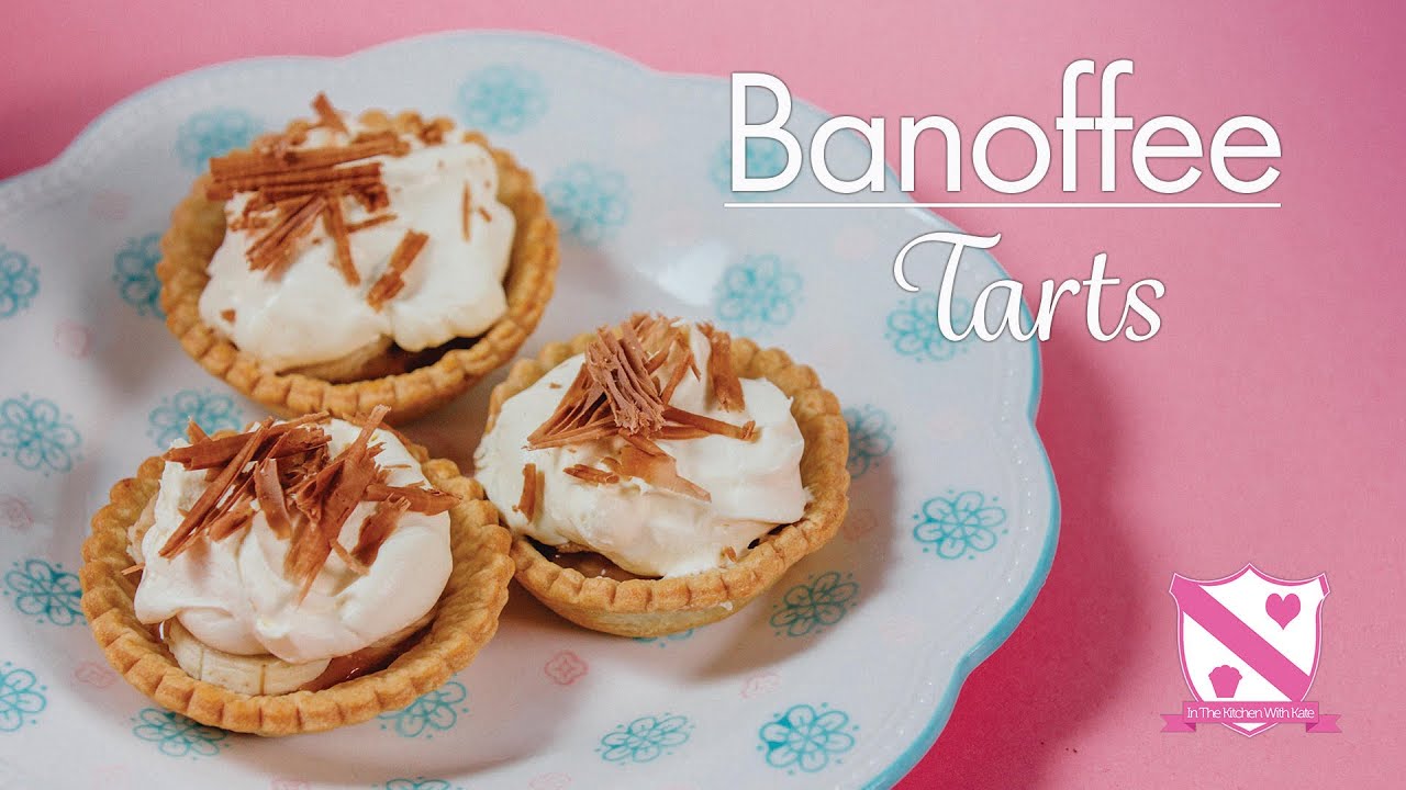 Mini Banoffee Tarts - In The Kitchen With Kate - YouTube